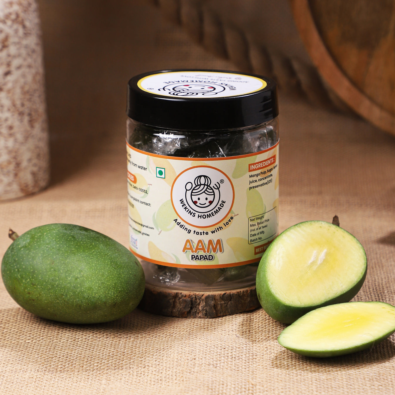 Tangy Temptation: Green Aam Papad - Mango Papad by Wekins Homemade